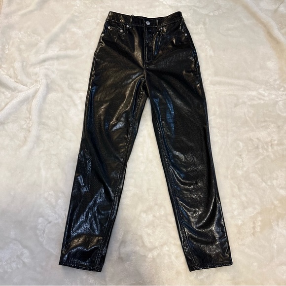 Divided | Pants & Jumpsuits | Hm Divided High Waist Black Snake Print ...